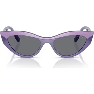 VOGUE 52mm Polarized Cat Eye Sunglasses - Violet