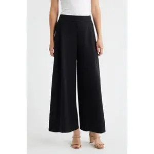 Wit & Wisdom Ultra Skyrise Wide Leg Pants - Black