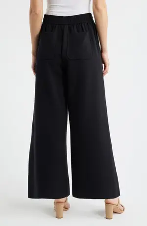 Wit & Wisdom Ultra Skyrise Wide Leg Pants - Black