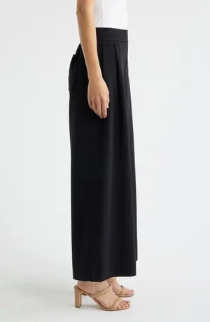 Wit & Wisdom Ultra Skyrise Wide Leg Pants - Black