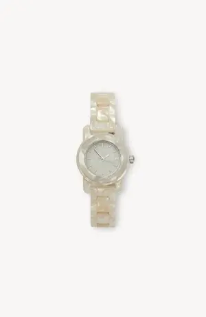MACHETE Mini Mono Watch White Shell
