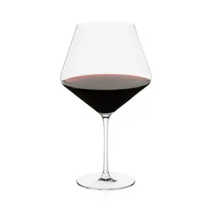 VISKI Reserve Liminal Burgundy Wine Glass - Clear