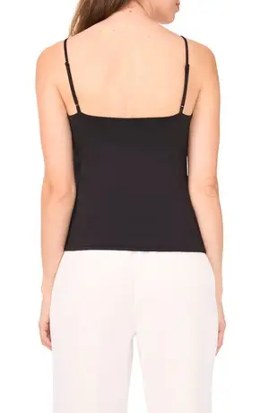 Halogen Compression Crop Camisole - Rich Black 060