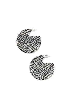MACHETE Clare Earrings Perle Noir