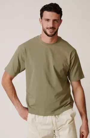 LEISURE LAB Coastal Tee - Sage