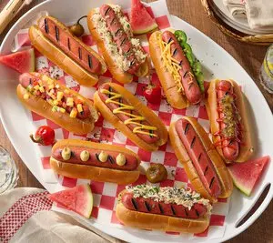 KANSAS CITY STEAK Co. 3.2-oz All Beef Hot Dogs - One-color