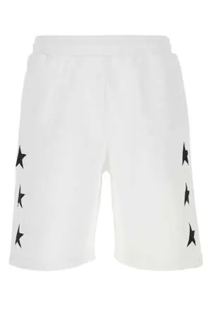 GOLDEN GOOSE Golden Goose Denim Shorts - White