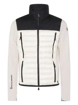 Moncler Zip-up Polartec Down Jacket - White