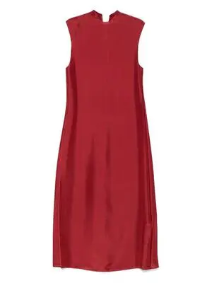 Carven Apron Dress DR312 - N Ruby