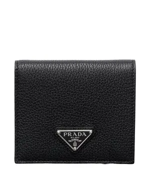 Prada Leather Wallet Black