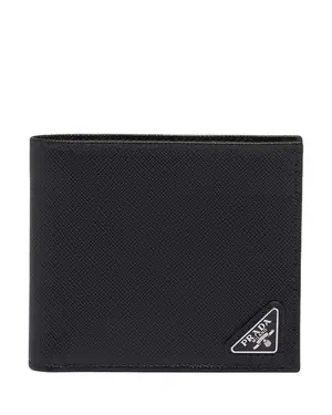 Prada Saffiano Leather Wallet Black