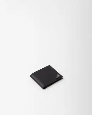 Prada Saffiano Leather Wallet - Black