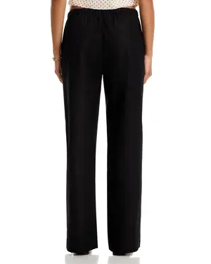 LUCY PARIS Barbara Wide Leg Pants - Black