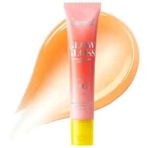 SUPERGOOP Glow Gloss Spf 40 Lip Balm With Peptides And Shea Butter - Strawberry Spritz