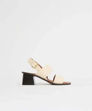 MANSUR GAVRIEL Double Strap Heeled Sandal - Jasmine