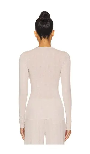 NEGATIVE UNDERWEAR Whipped Henley - Sand