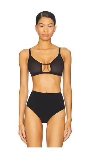 NEGATIVE UNDERWEAR Sieve Cutout Bra - Black