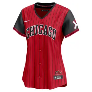 Nike Chicago White Sox City Connect Dri-fit Adv Mlb Limited Jersey - Red