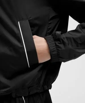 Lululemon Stretch Satin Nylon Jacket - Black/white