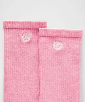 Lululemon Daily Essential Crew Socks - Candy Cloud