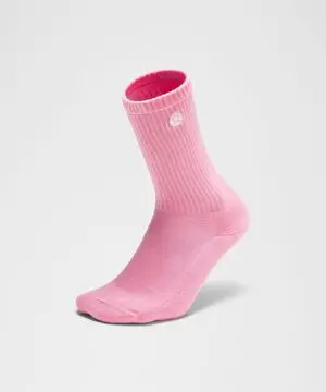 Lululemon Daily Essential Crew Socks - Candy Cloud