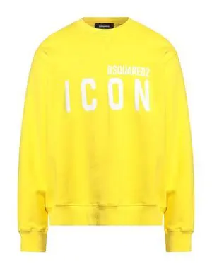 Dsquared2 Icon Cotton Sweatshirt Yellow