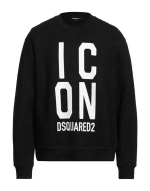 Dsquared2 Sweatshirt In Cotton And Elastane - Black