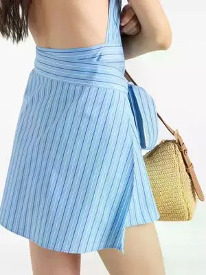 Prada Sleeveless Striped Shirt - Blue