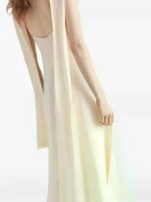 Prada Asymmetric Dress - Neutrals