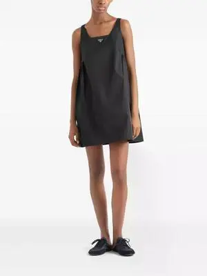 Prada Triangle-logo Mini Dress