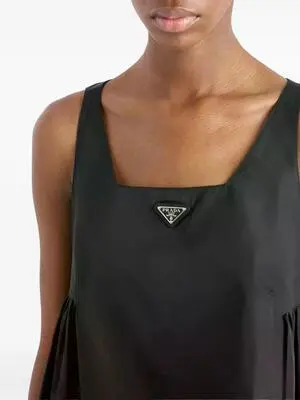 Prada Triangle-logo Mini Dress
