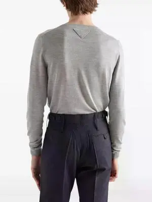 Prada Crew-neck Cashmere Sweatshirt