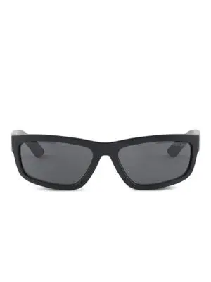 Prada Linea Rossa Rectangle Sunglasses - Black