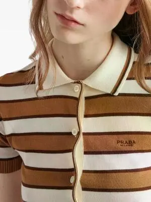 Prada Knitted Polo Top