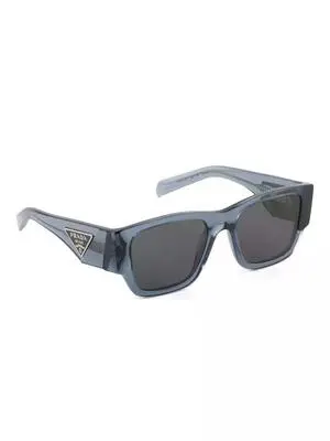 Prada Triangle Logo Square Frame Sunglasses