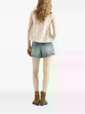 Prada Cotton Denim Shorts