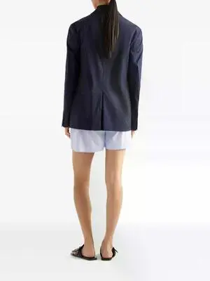 Prada Poplin Blazer - Blue