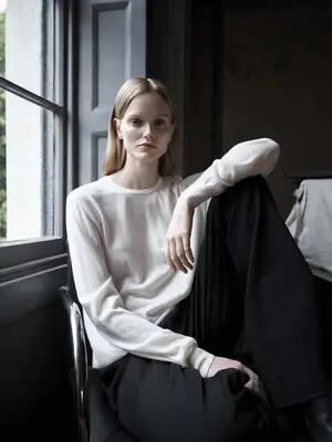 Veronica De Piante Lucy Merino Wool Sweater - Cream
