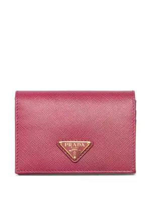 Prada Small Saffiano Wallet - Pink