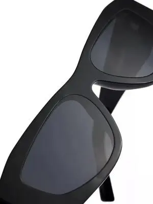 Prada Symbole Rectangle Sunglasses - Black