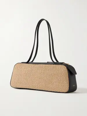 Khaite Simona Raffia Shoulder Bag