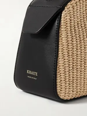 Khaite Simona Raffia Shoulder Bag