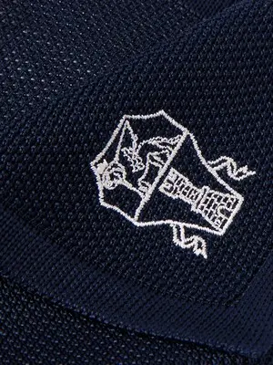 Brunello Cucinelli Logo-embroidered Knitted Silk Pocket Square