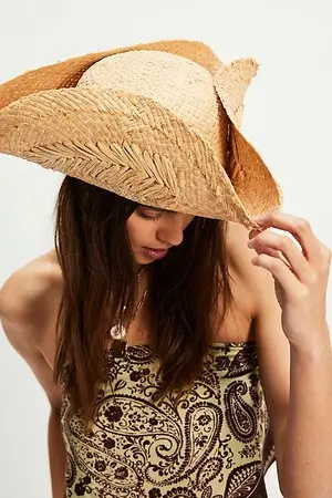 PARDOHATS Tricorn Raffia Sun Hat