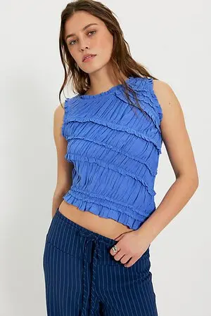 Free People Pleated Tops