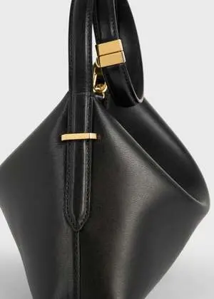 TOTEME Bevel Leather Wristlet