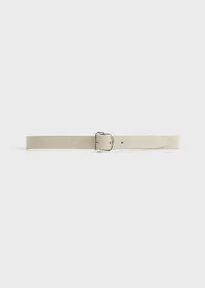 TOTEME Swirl Suede Belt - Pearl