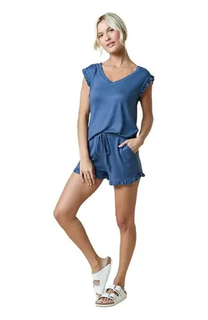 Softies Ruffled Sleepwear For Women