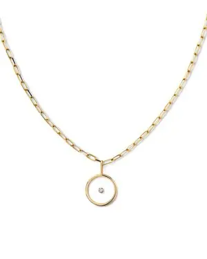 ANA LUISA Floating Diamond Pendant Necklace - Gold