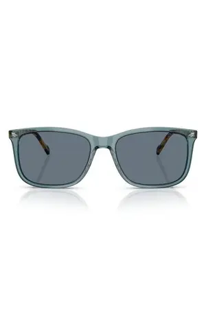 VOGUE 57mm Pillow Sunglasses - Dark Blue